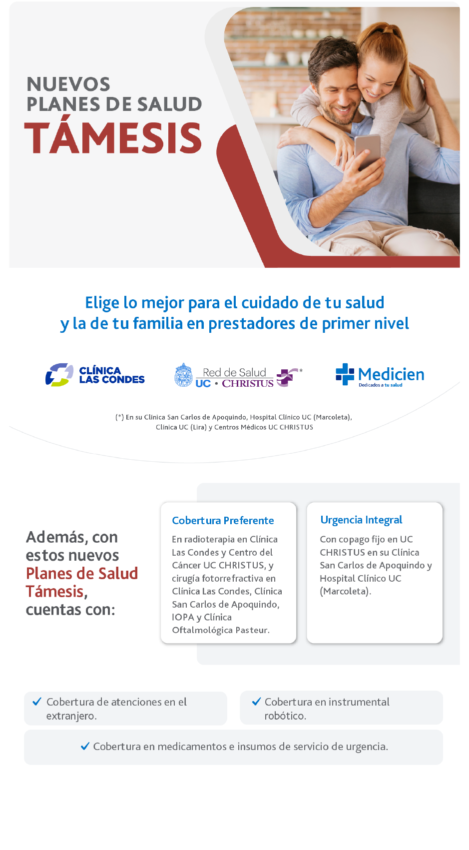 Convenio Colmena Clínica Las Condes Isapre Colmena