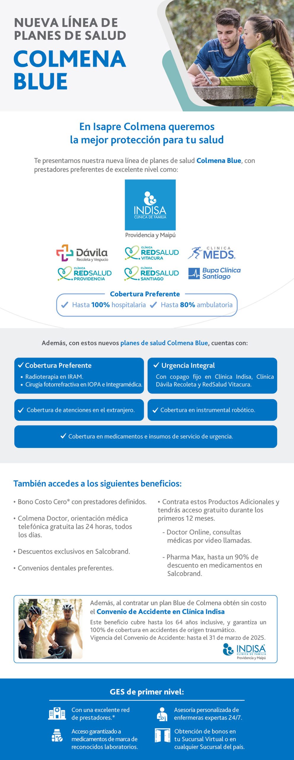 Plan de Salud Colmena Blue | Isapre Colmena