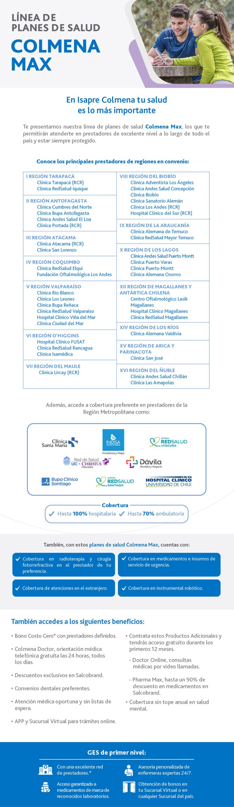 Plan de Salud Colmena Max | Isapre Colmena